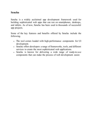 Here are the Most Useful Tools for Mobile App Development | DOCX