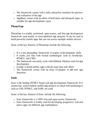 Here are the Most Useful Tools for Mobile App Development | DOCX