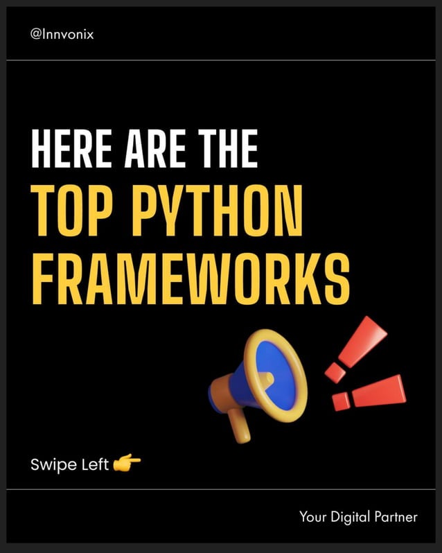 Here Are The Top Python Frameworks You Must Know | PPTX | Programming ...