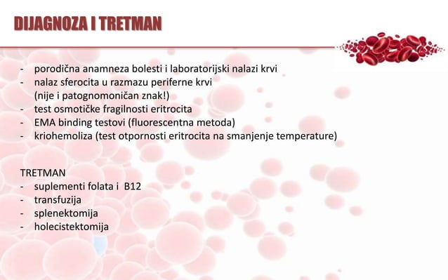 Hereditarna sferocitoza | PPT