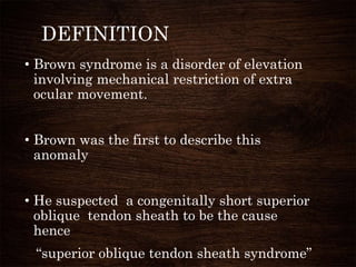 Hereditary brown syndrome | PPTX