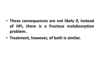 Hereditary fructose intolerance (hfi) | PDF