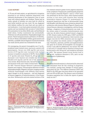 Hereditary hemochromatosis | PDF