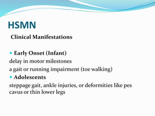 Hereditary motor and sensory neuropathy | PPTX
