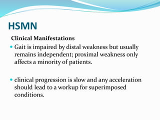 Hereditary motor and sensory neuropathy | PPTX