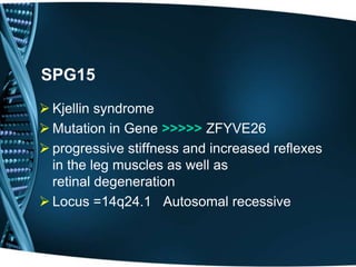 Hereditary spastic paraplegia | PPSX
