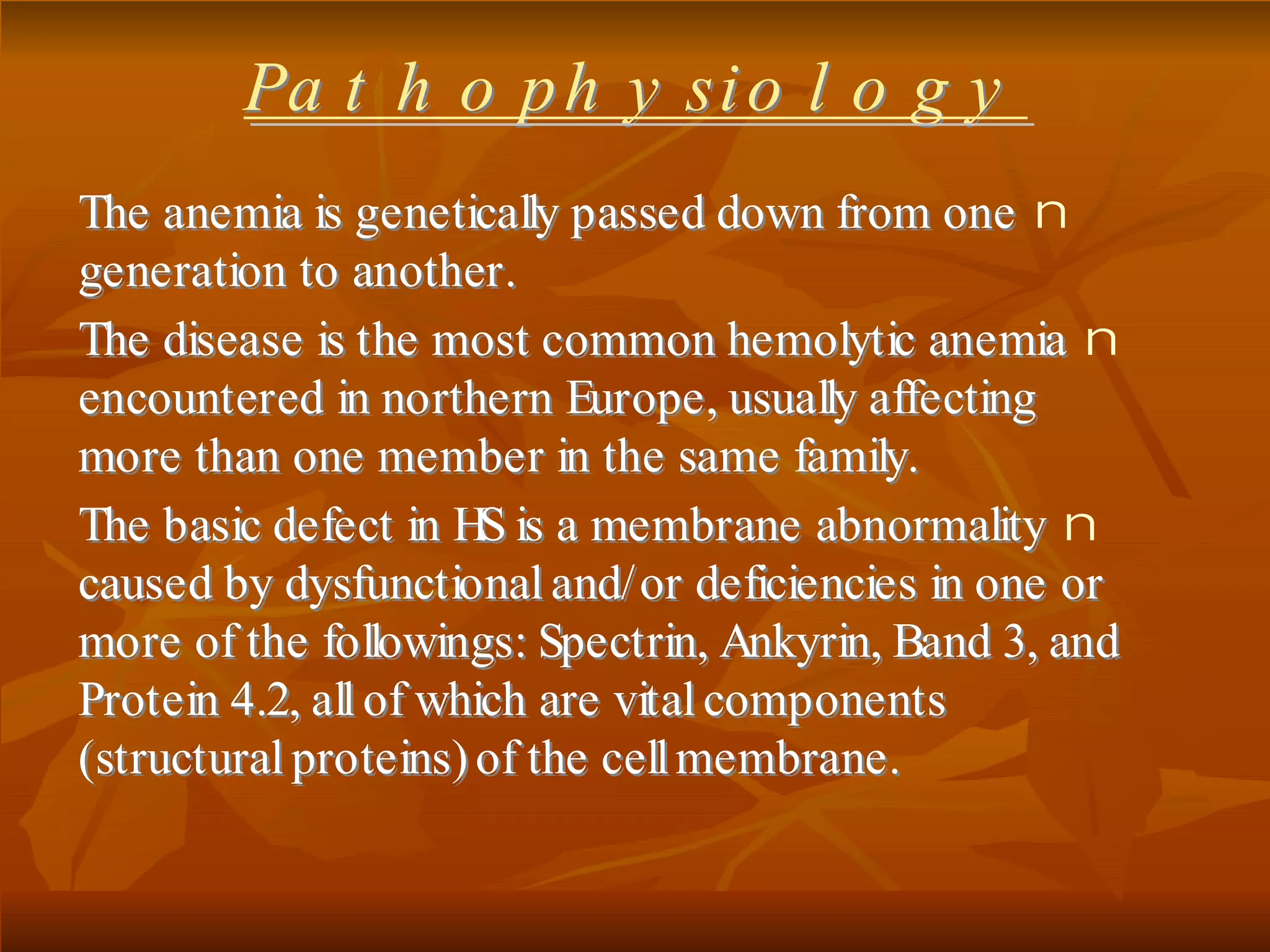 Hereditary spherocytosis | PDF