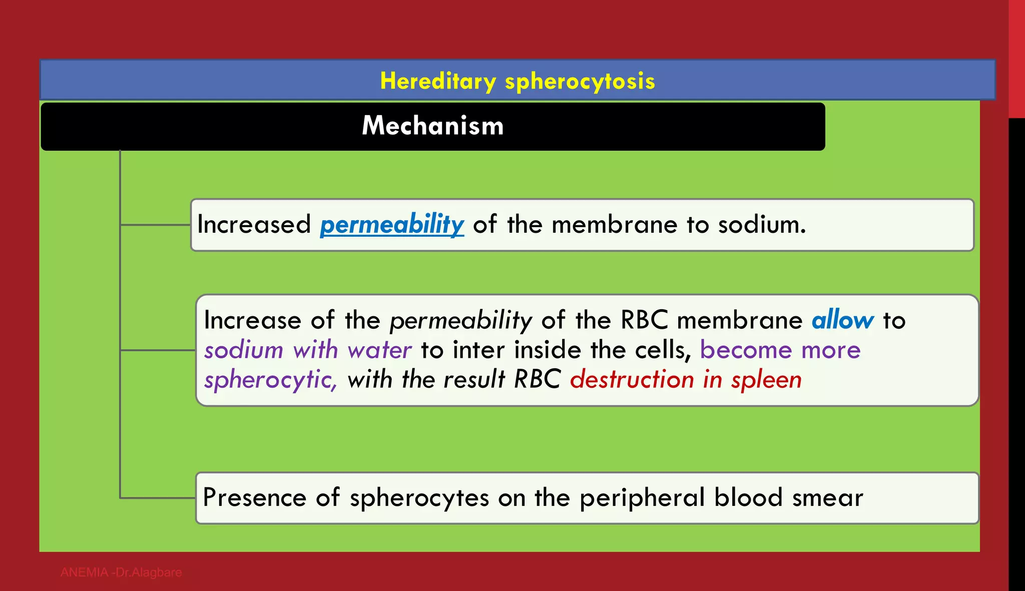 Hereditary Spherocytosis -HS | PDF
