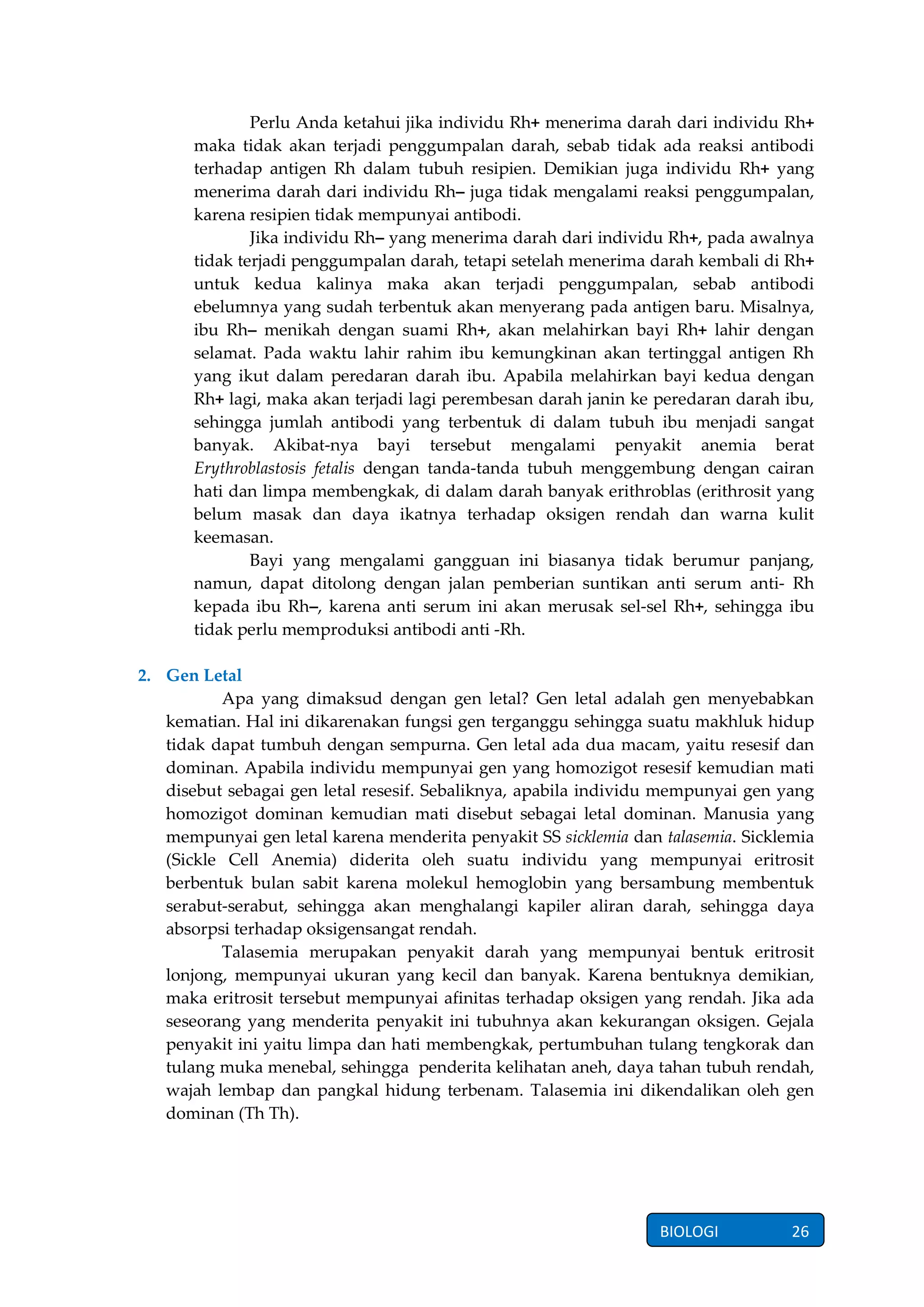 Hereditas pada manusia | PDF