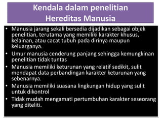 Hereditas pada manusia | PPTX