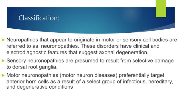 Hereditory peripheral neuropathy | PPT