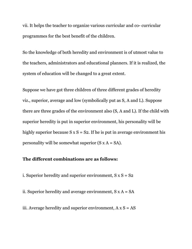 Heredity and Environment | PDF | Infertility | Reproductive Health