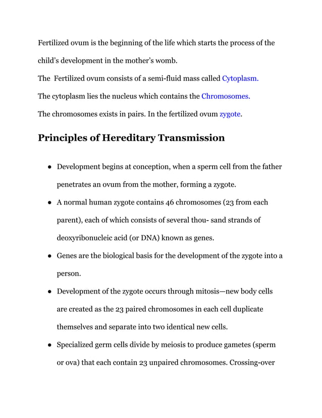 Heredity and Environment | PDF | Infertility | Reproductive Health