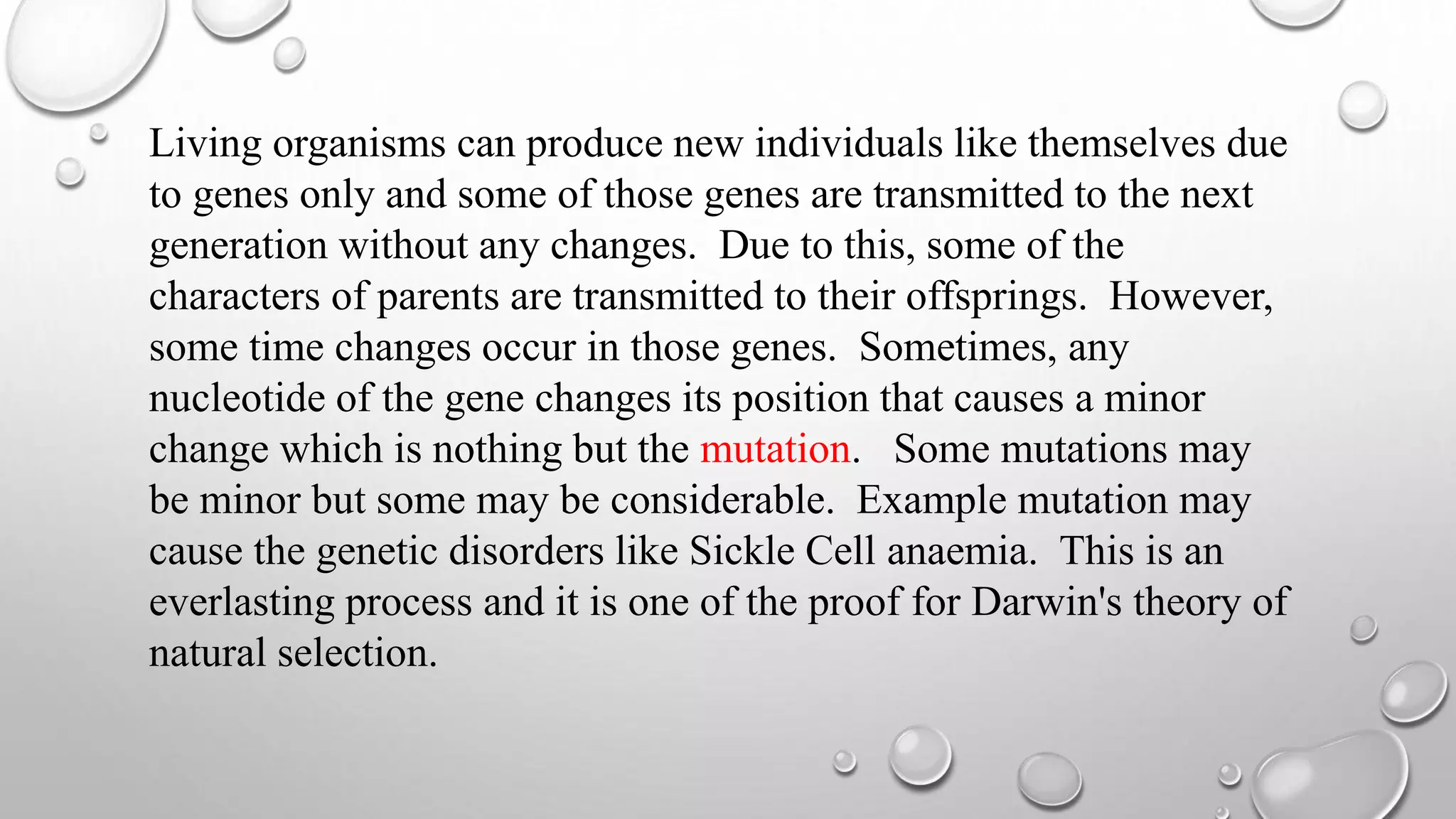 Heredity and evolution | PPTX
