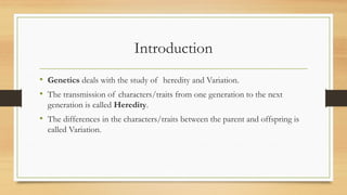 CLASS 10 SCIENCE CHAPTER 9- HEREDITY AND EVOLUTION | PPTX