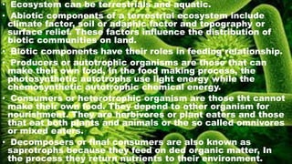 Heredity and variation through reproduction including biotic and ...