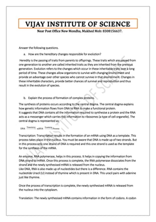 class 10 Heredity & Evolution extra notes.pdf