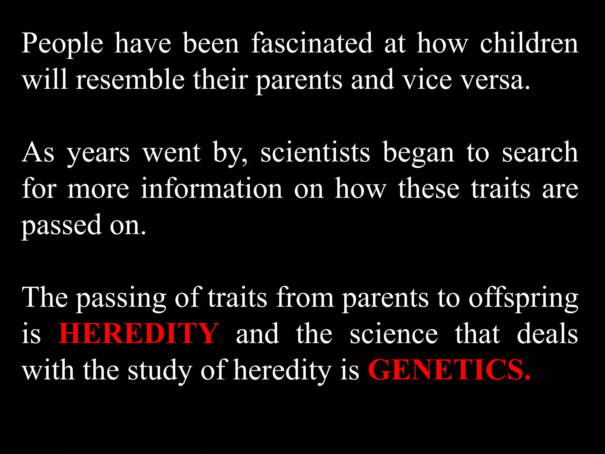 Heredity Inheritance And Variation Pptx Biological Sciences Science