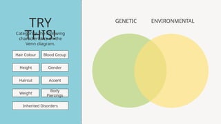 Heredity Trait Inheritance and Variation Educational Presentation in ...