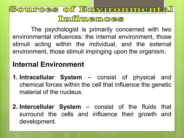 Heredity versus environment | PPT