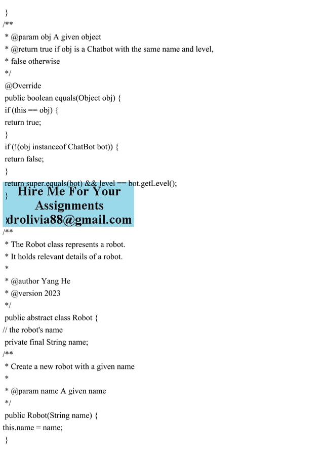 Here is a blueJ project there are three classes.import java.util.A.pdf