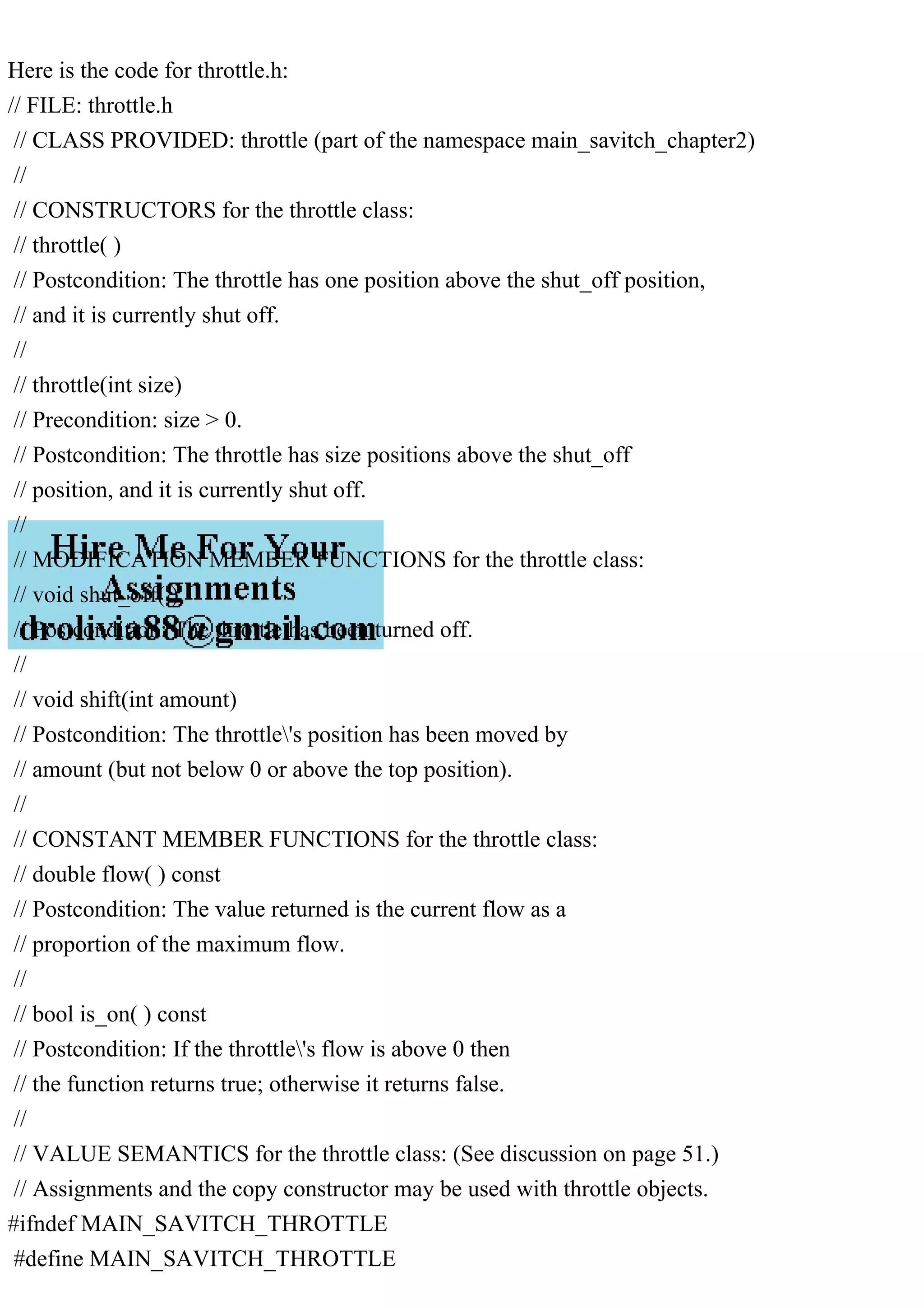 Here is the code for throttle.h FILE throttle.h CLASS PRO.pdf
