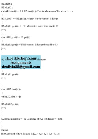 Here is the codeimport java.util.; public class HelloWorld{p.pdf