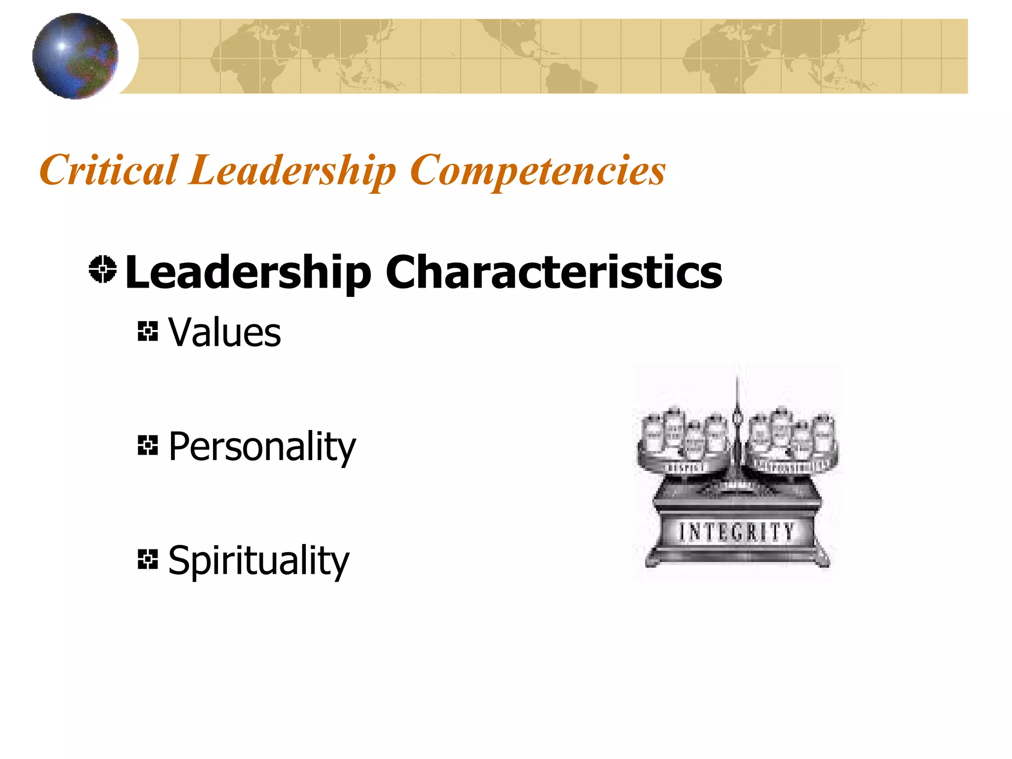 Critical Leadership Competencies | PPT