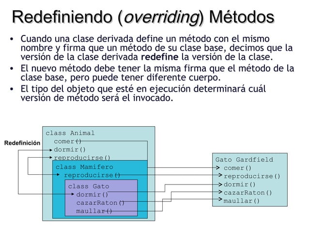 Herencia Programación Orientada A Objetos Ppt 