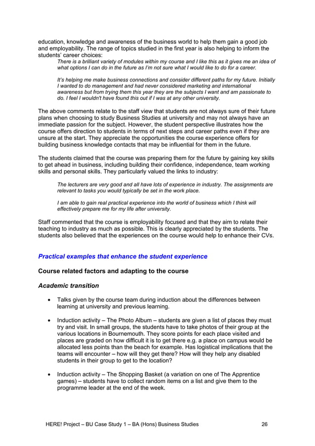 HERE! Project Case Study 1 | DOC