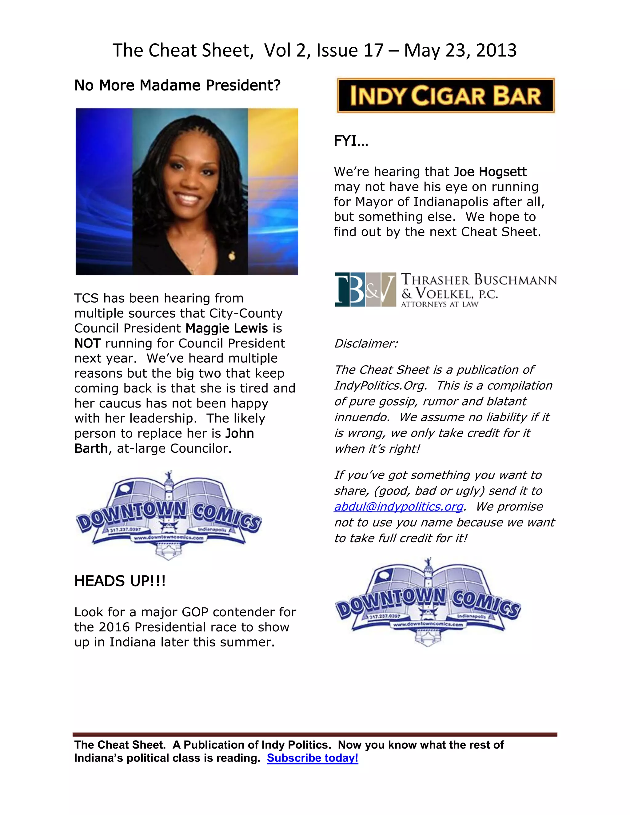 Here's a complimentary cheet sheet | PDF