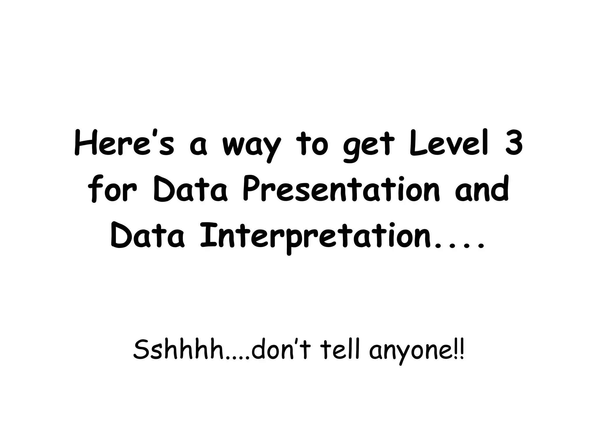 Here’S A Way To Get Level 3 For | PPT