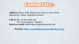 Importance of Education for All Round Development of a Child | PPTX