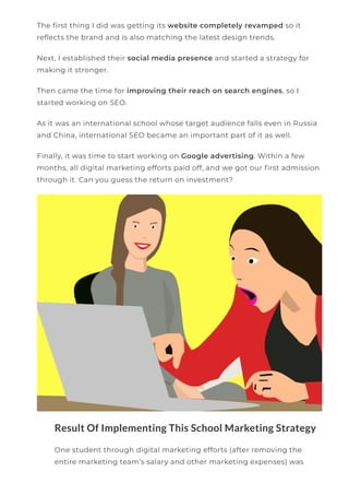 Here’s how this school marketing strategy led to 1540% roi increase (4 ...