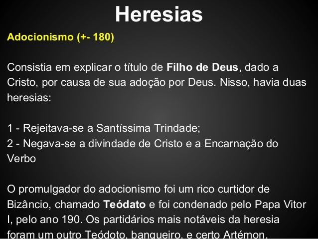 Heresia Significado
