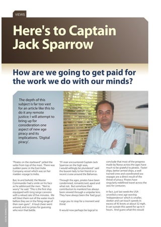 Here's to captain jack sparrow | PDF