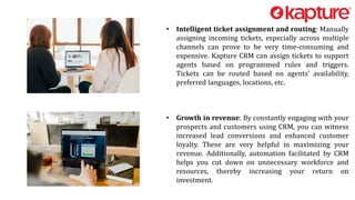 Here’s why using a CRM can streamline your enterprise’s ticketing procedure | PPT