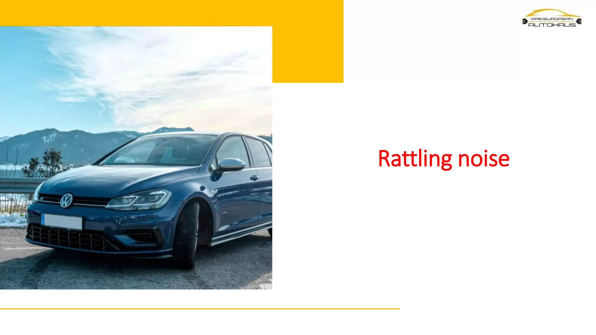 Here's Why Your VW Engine Is Making Funny Noise | PPTX