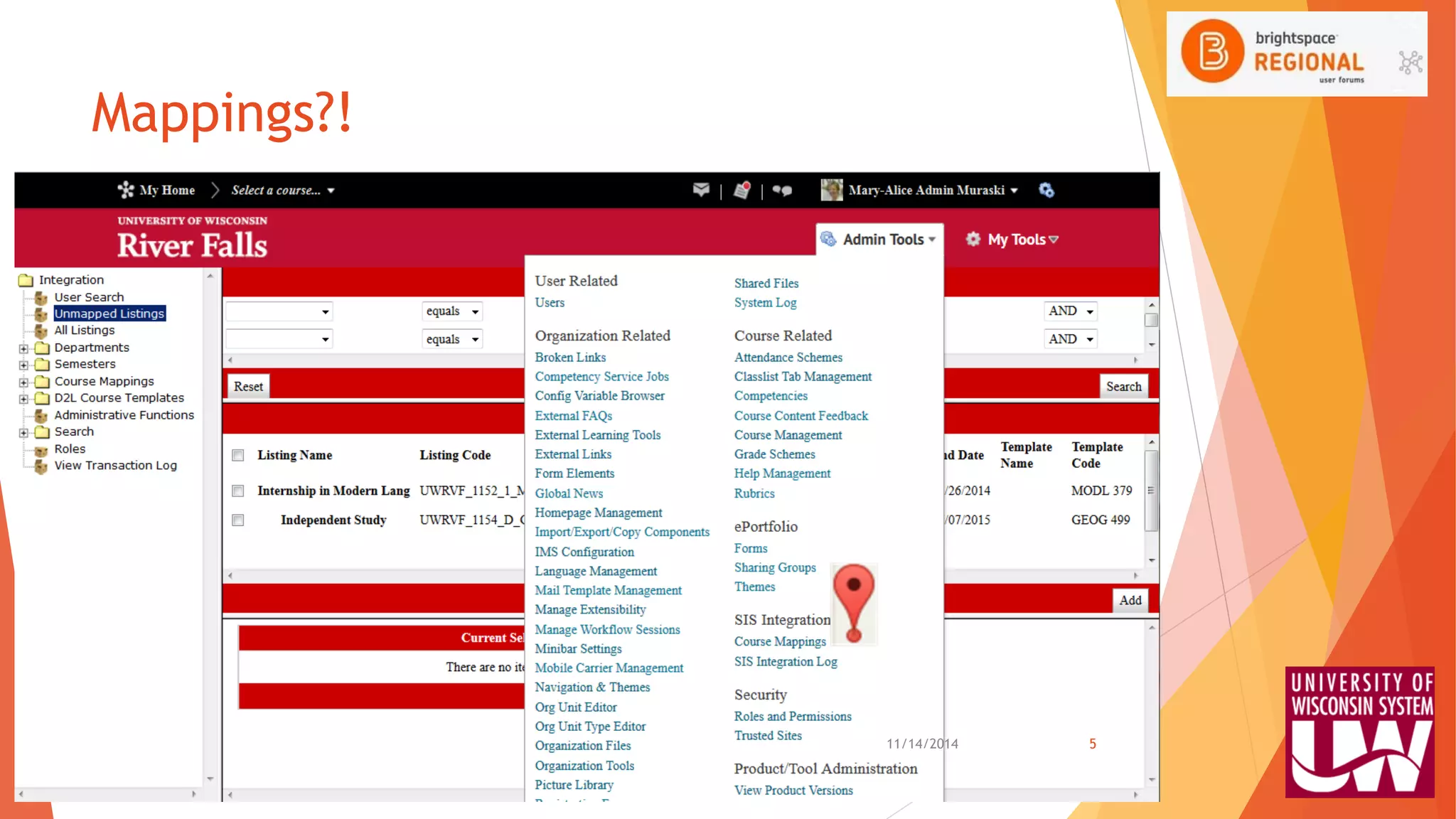 Here’s Your Desk, Here’s Your Computer, GO! - 2014 Brightspace Ignite Wisconsin | PDF