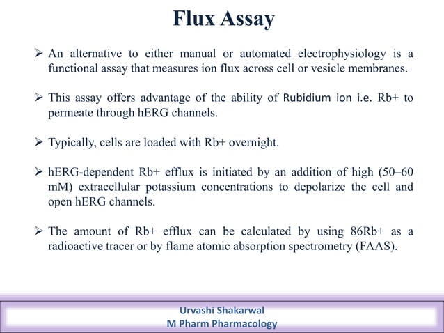 Herg assay,Structure, Various screening methods and Advantages | PPTX