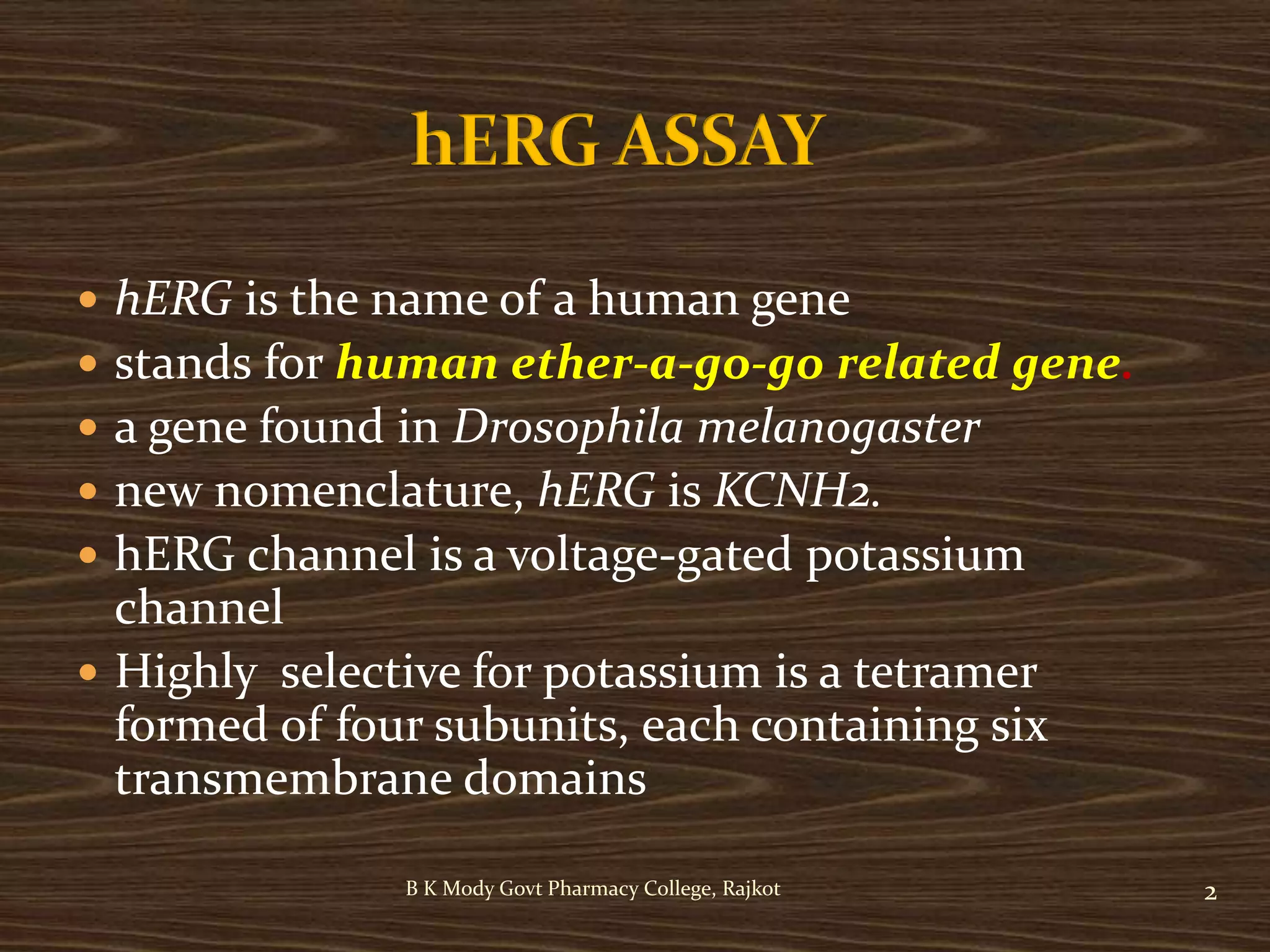 hERG Assay | PPTX