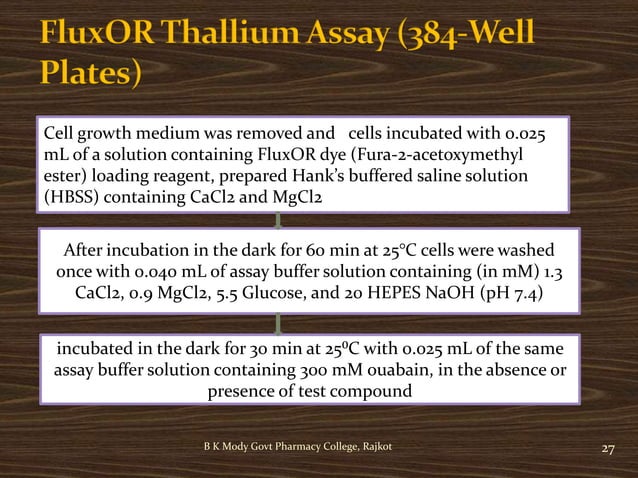 hERG Assay | PPTX | Chemistry | Science