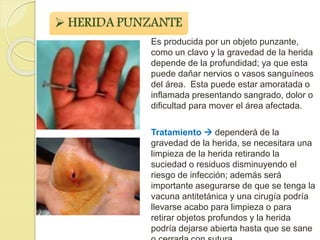 Heridas Clasificación | PPTX