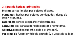 HERIDAS.pptx heridas salud mental y física | PPTX