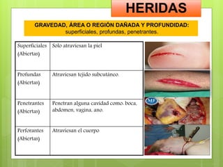 Tipos De Heridas En La Piel