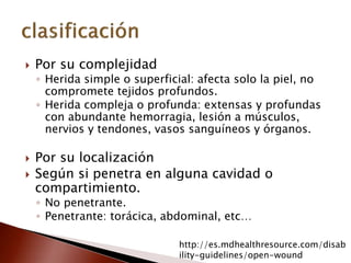 Heridas | PPT