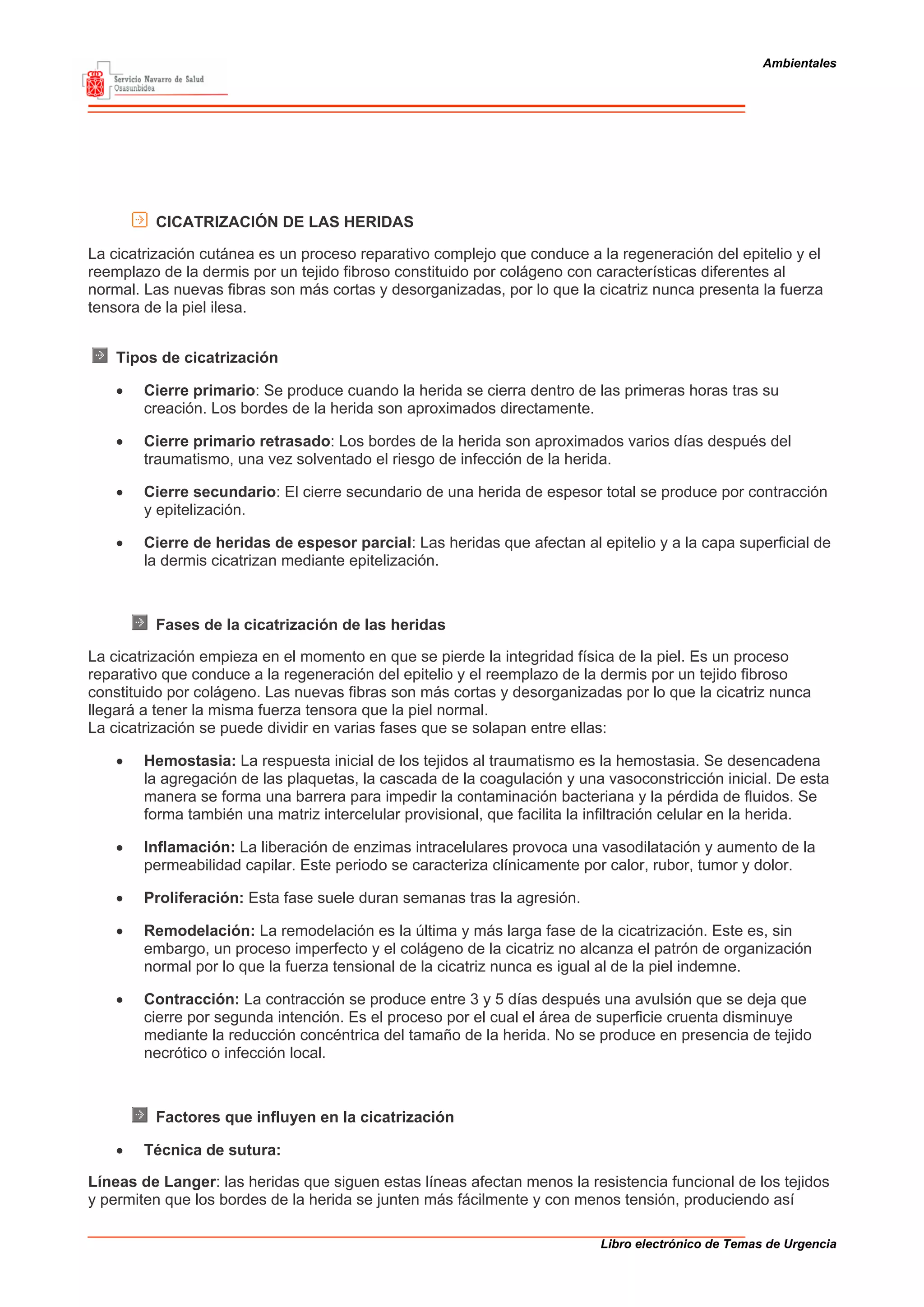 Heridas simples | PDF