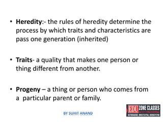 Heridity and evoloution | PPTX