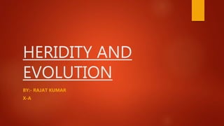 Heridity and evolution | PPTX
