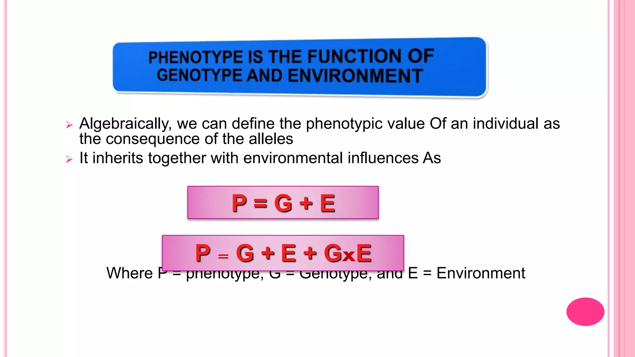 Heritability , genetic advance | PPTX